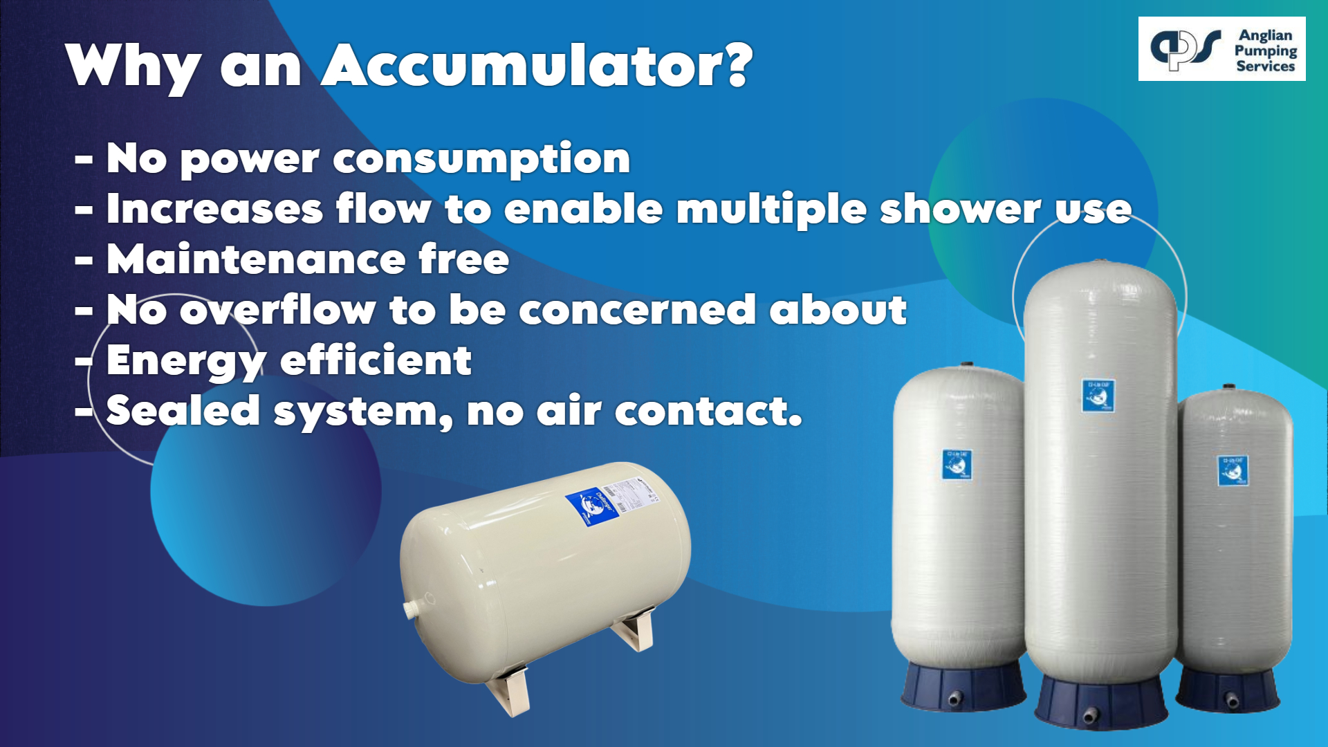 What is the best accumulator? - Anglian Pumping Services
