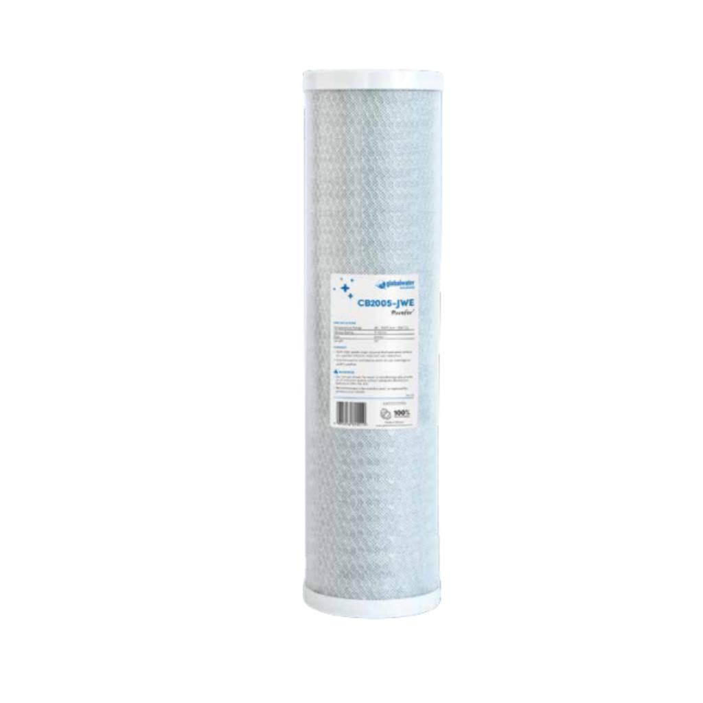 Global Water 20" Carbon Block Filter 5 micron x 4.5" - Anglian Pumping ...